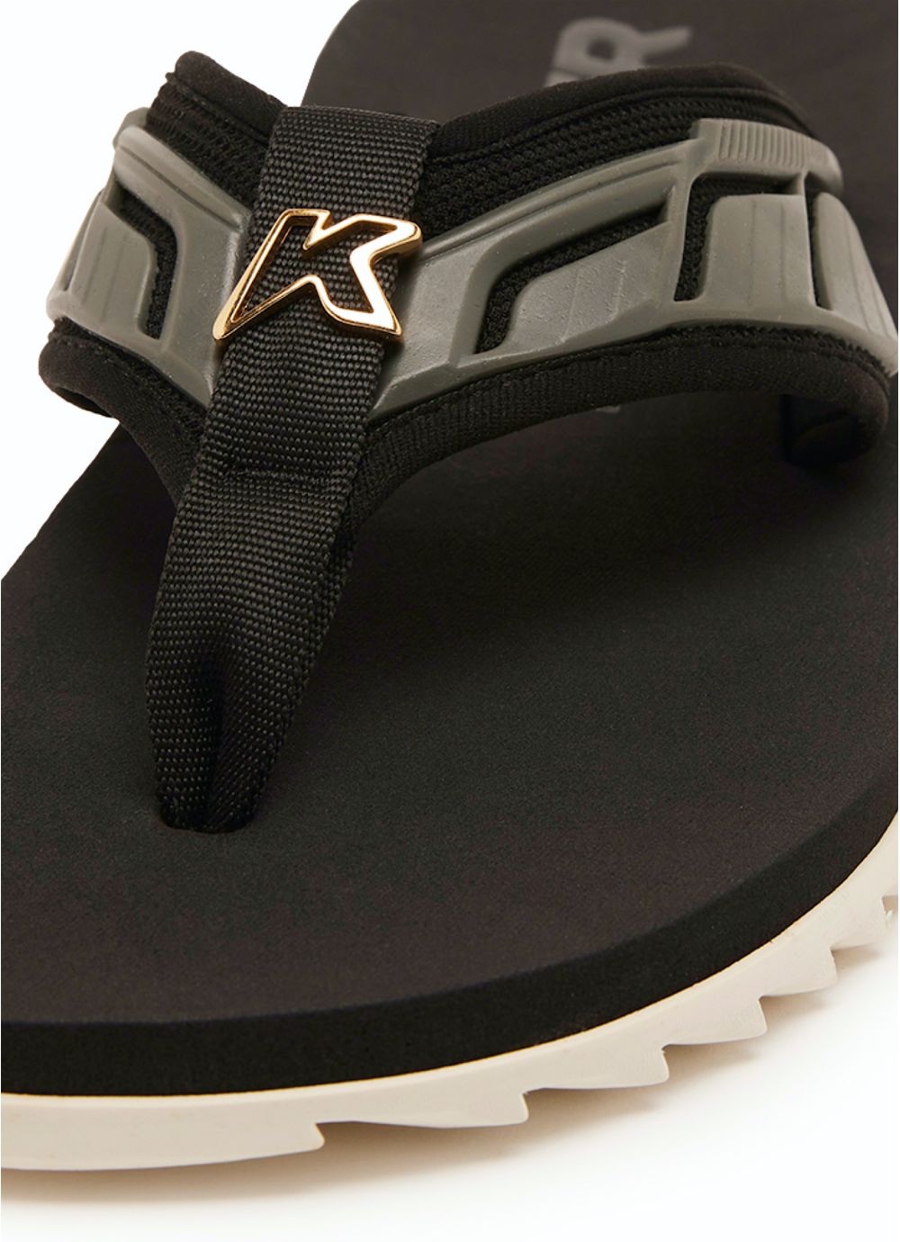 Sandália kenner kivah full force branco/preto - redley