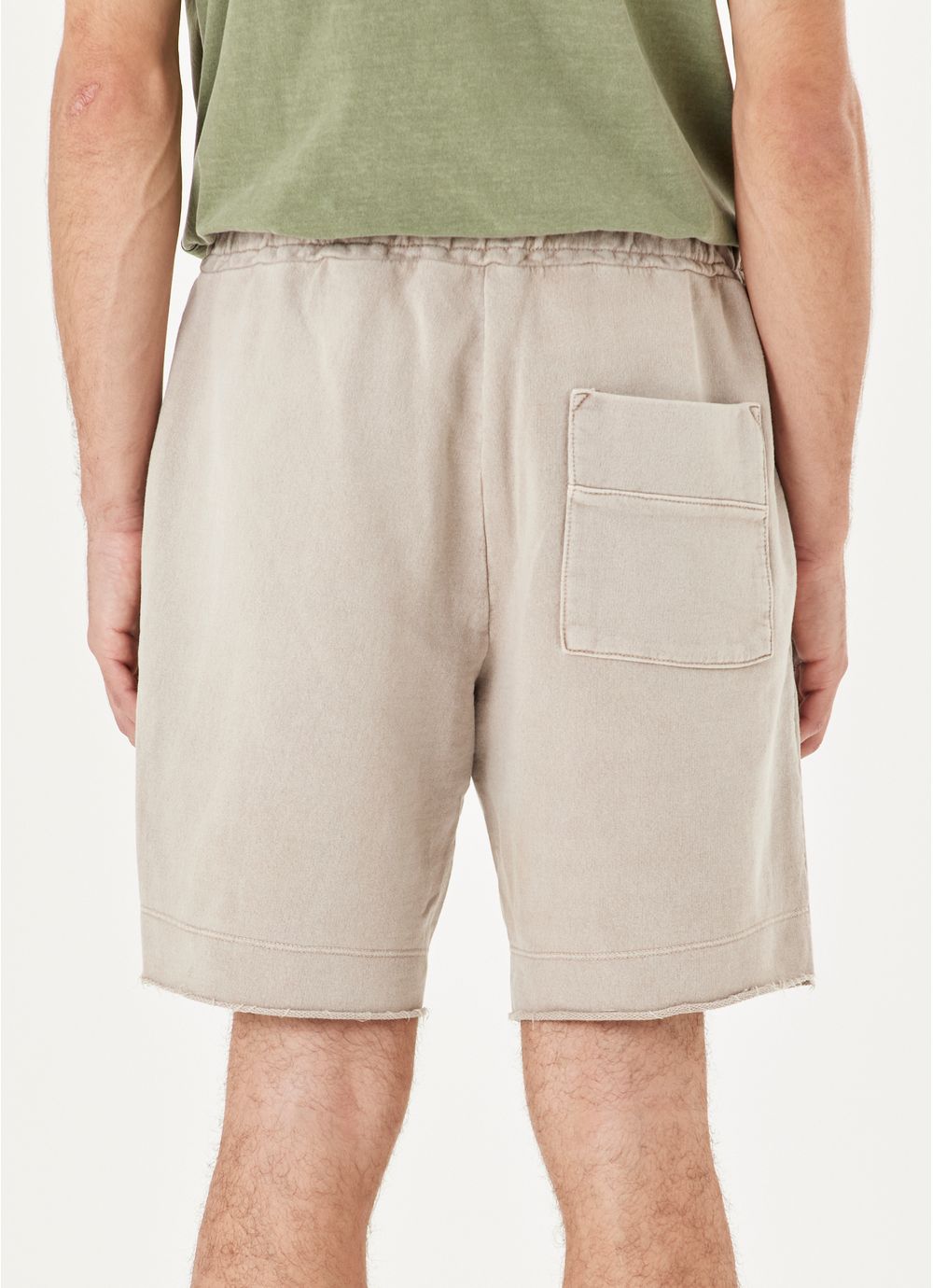 Bermuda moletom color caqui - redley